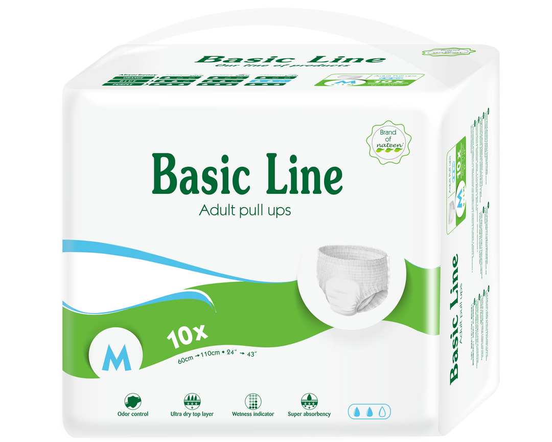 Adult Pull-up Underwear, Basic Line Incontinence Protector by Nateen ...